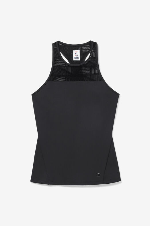 Slice Tennis Halter Tank Top | Fila