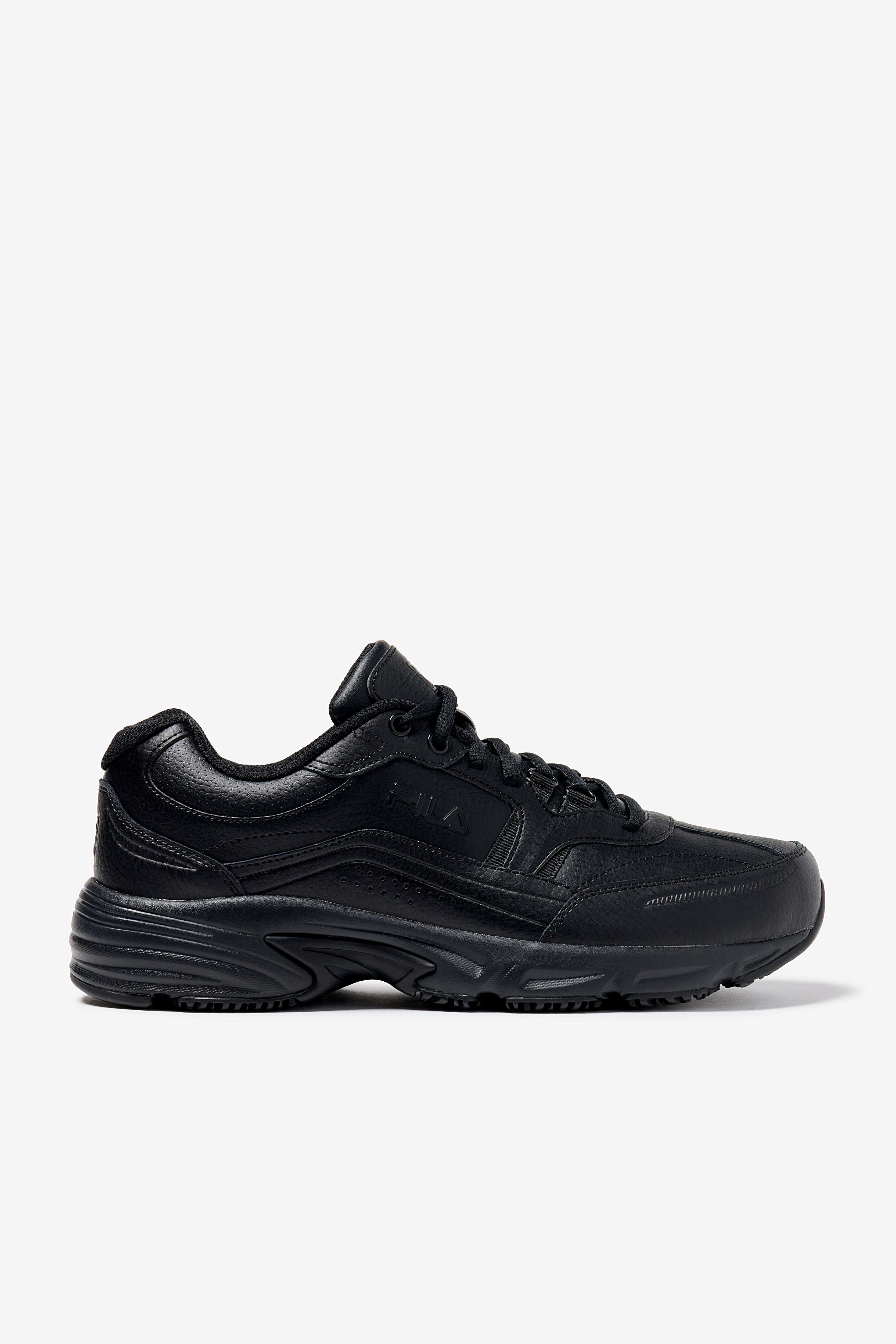 Fila black non slip shoes store