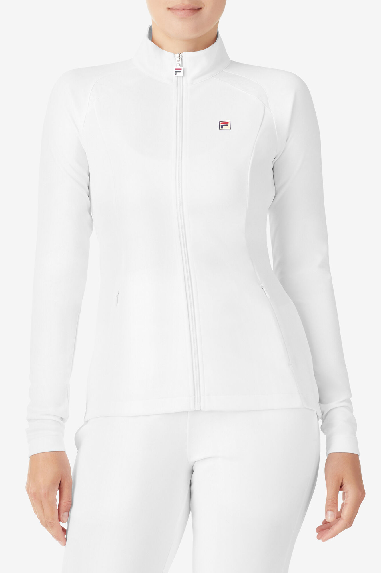 Women's White Track Jacket | Fila