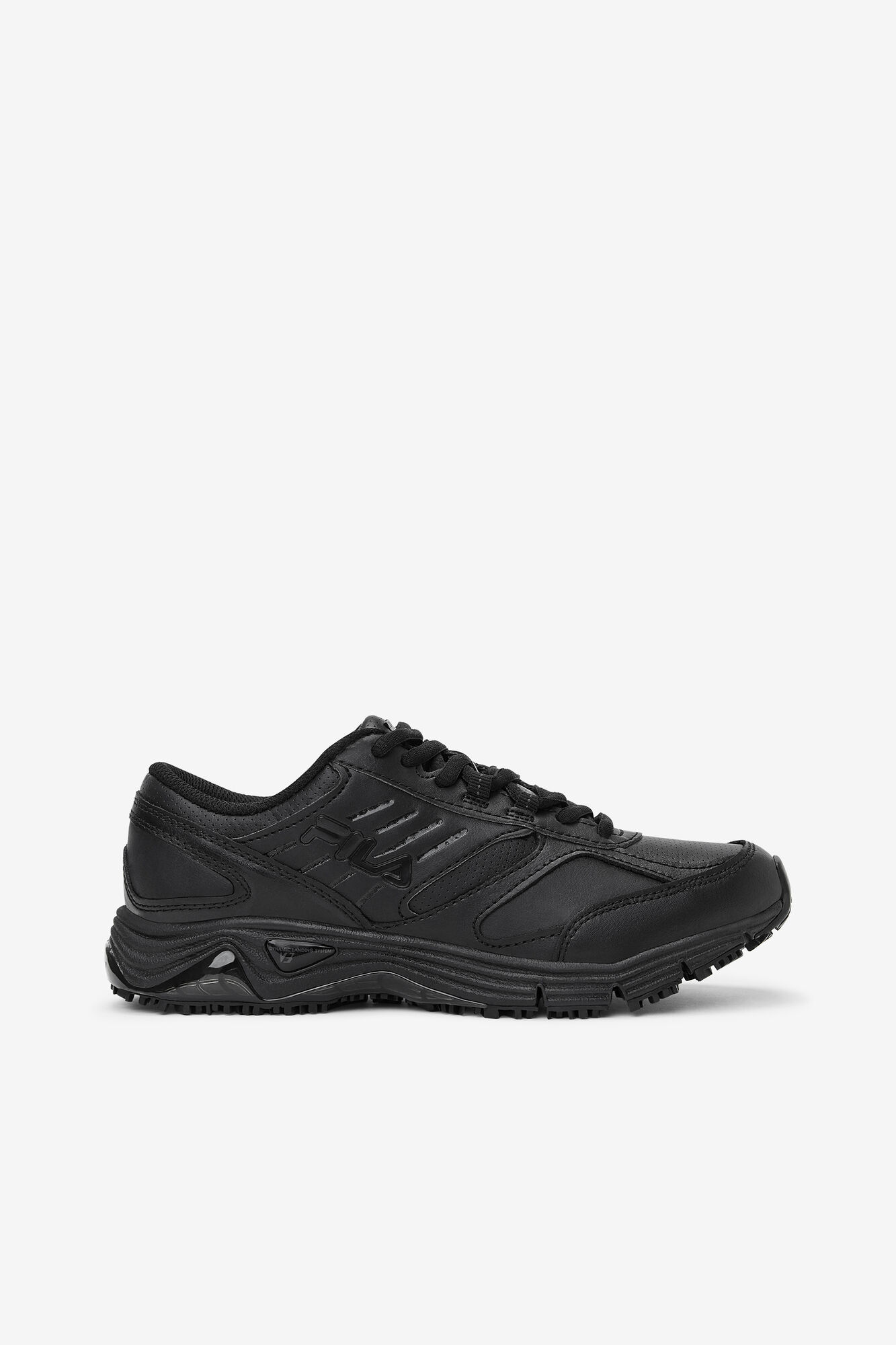 Women's Flux Slip Resistant Black Work Shoe | Fila