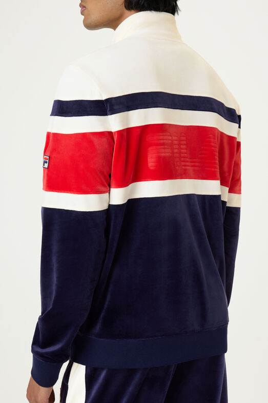 Smart Retro Velour Track Jacket With Zipper | Fila
