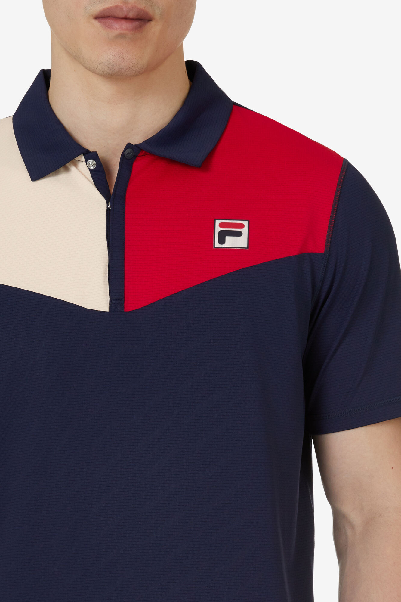 Heritage Color Block Men’s Polo Shirt | Fila