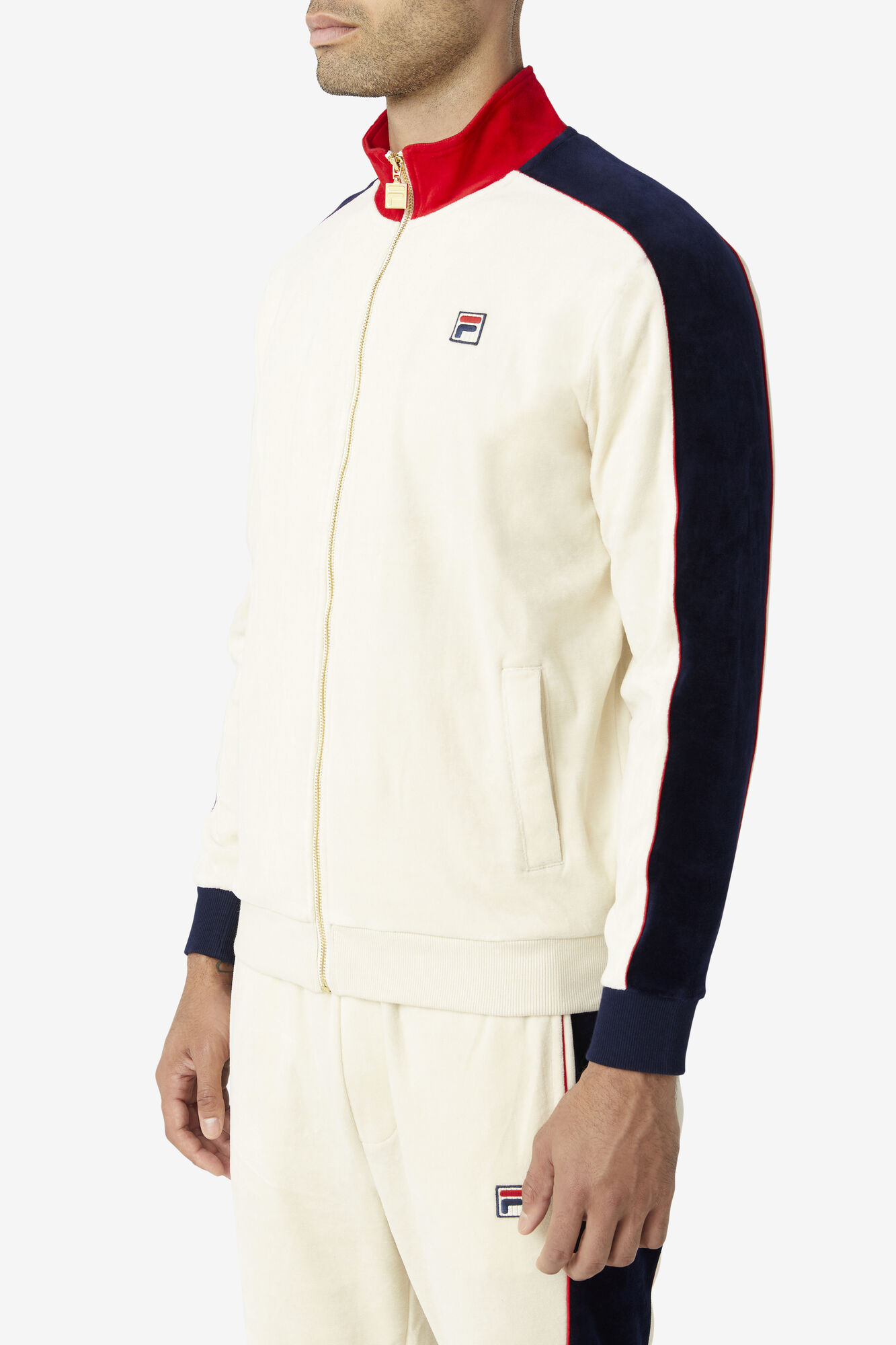 Cima Zip Up Velour Track Jacket | Fila