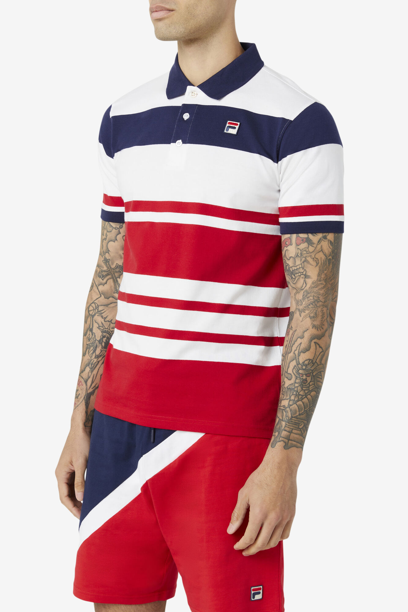 Jacinth Striped Polo Shirt | Fila