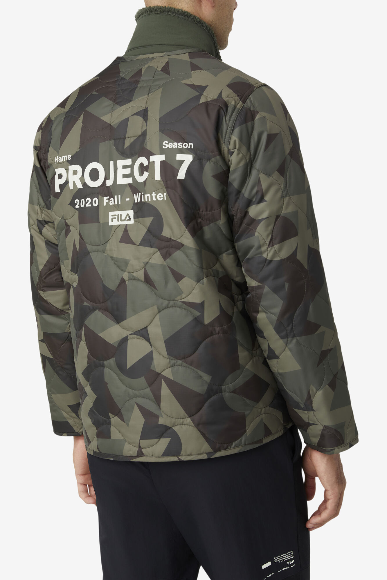 Project 7 Lightweight Quilted Military Jacket | Fila
