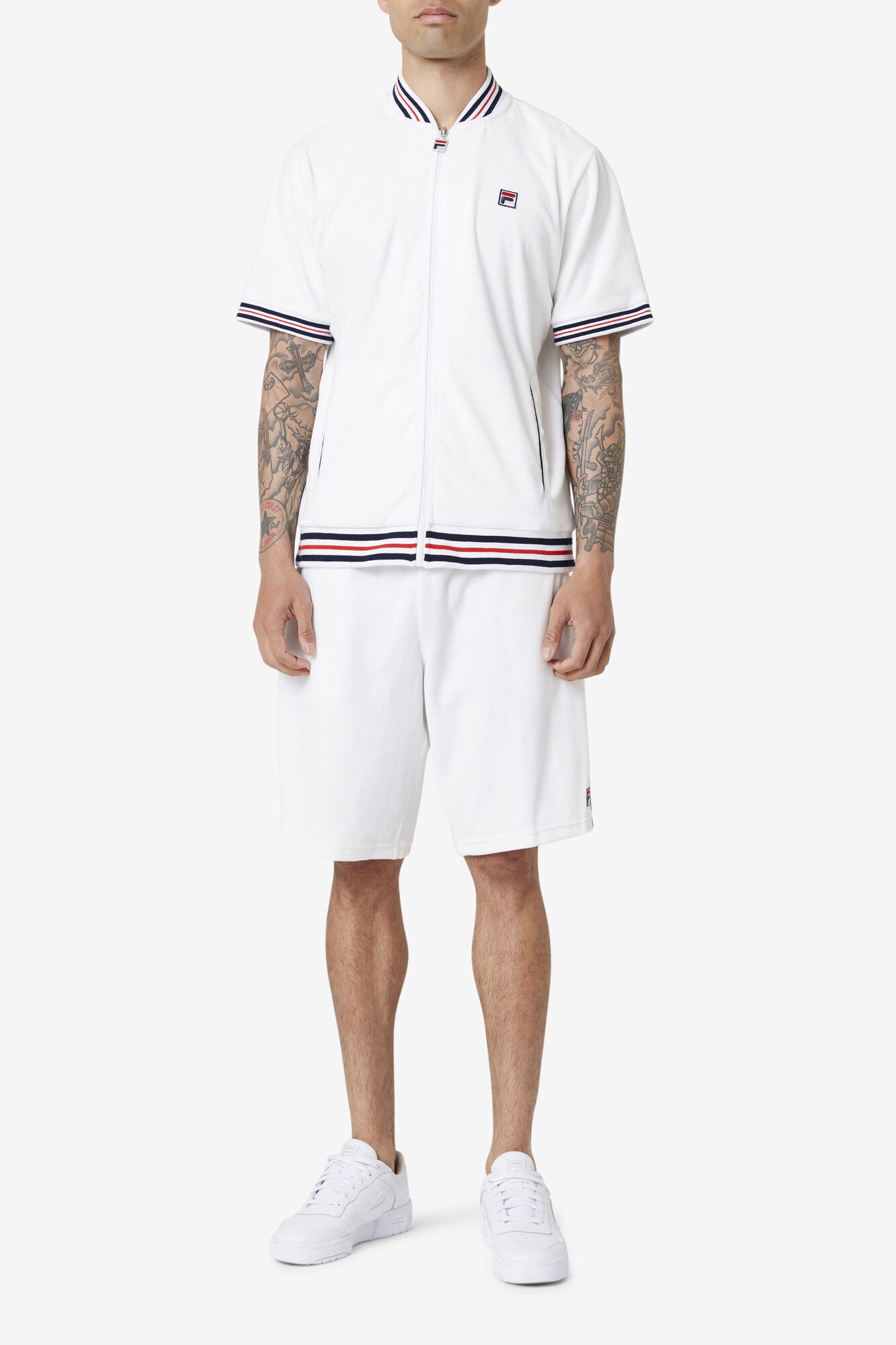 Estudio Men's Short Sleeve Velour Jacket | Fila