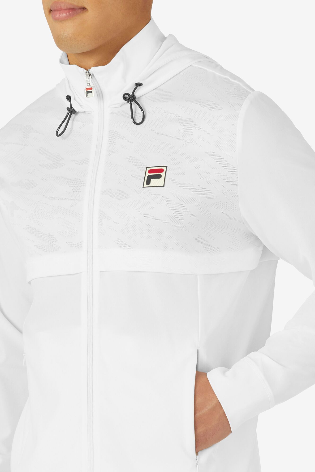 Men's White Track Jacket | Fila