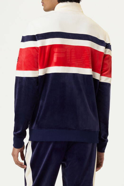 Smart Retro Velour Track Jacket With Zipper | Fila