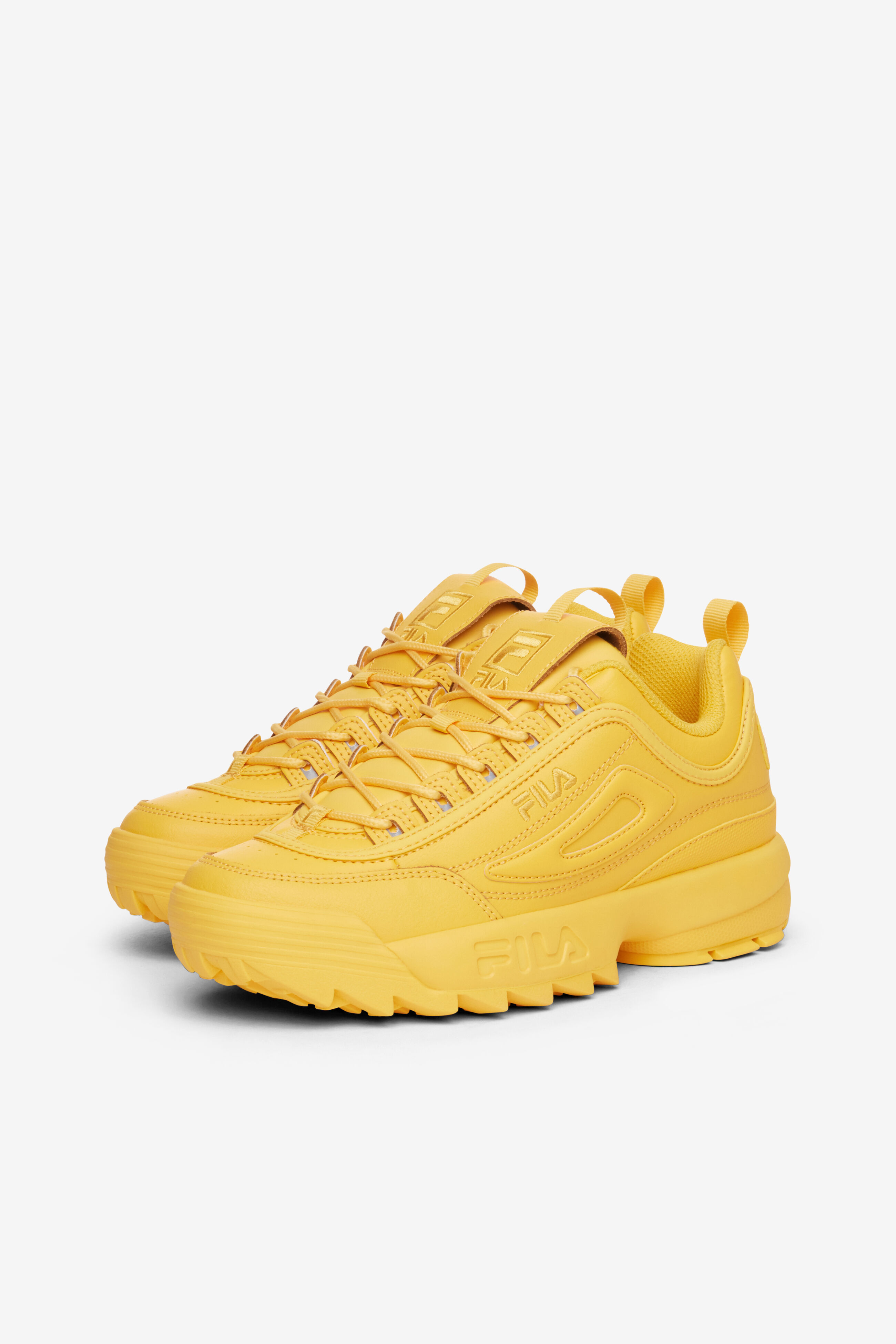Fila yellow sneakers store