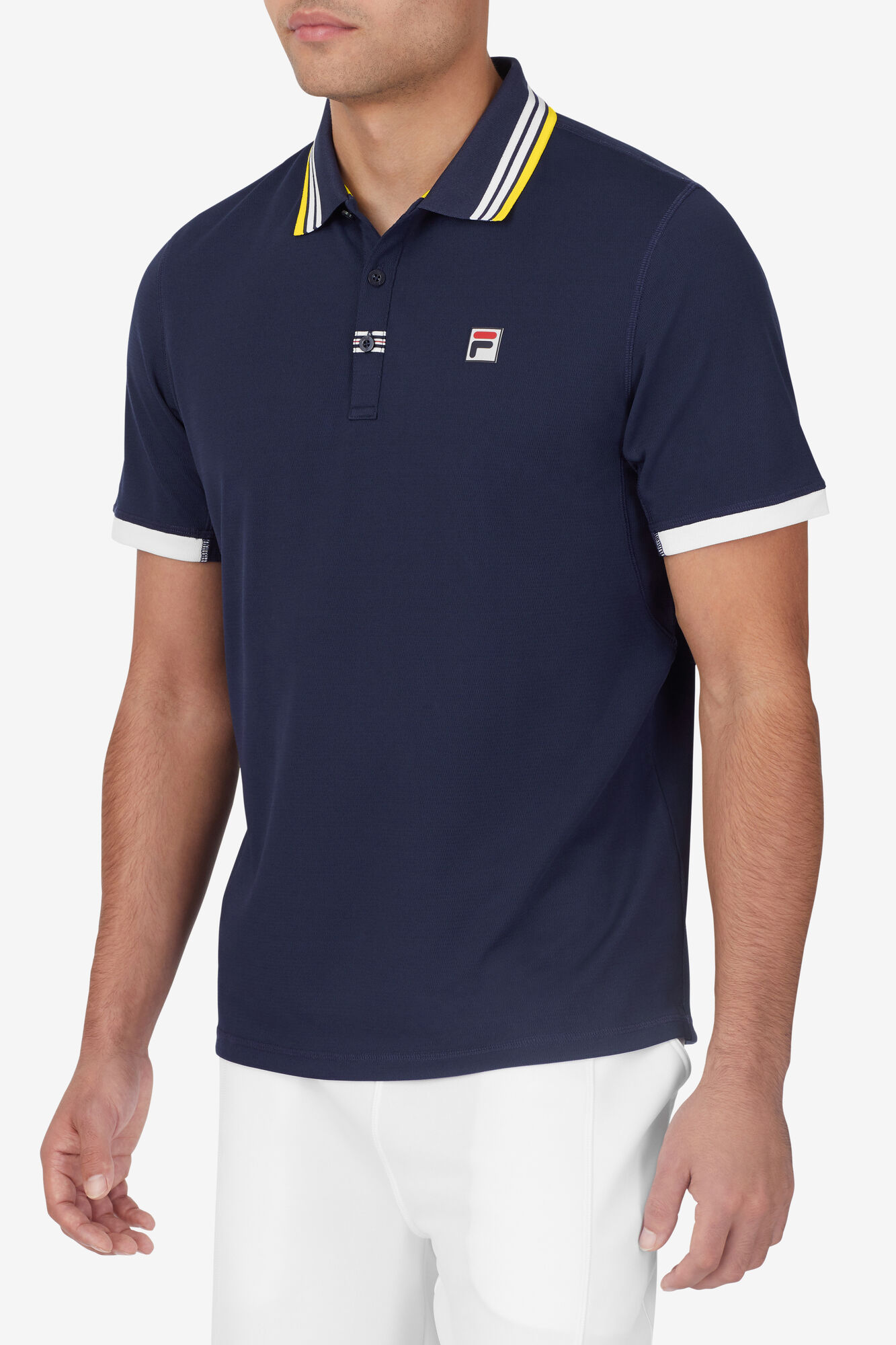 Heritage Short Sleeve Solid Polo Shirt | Fila