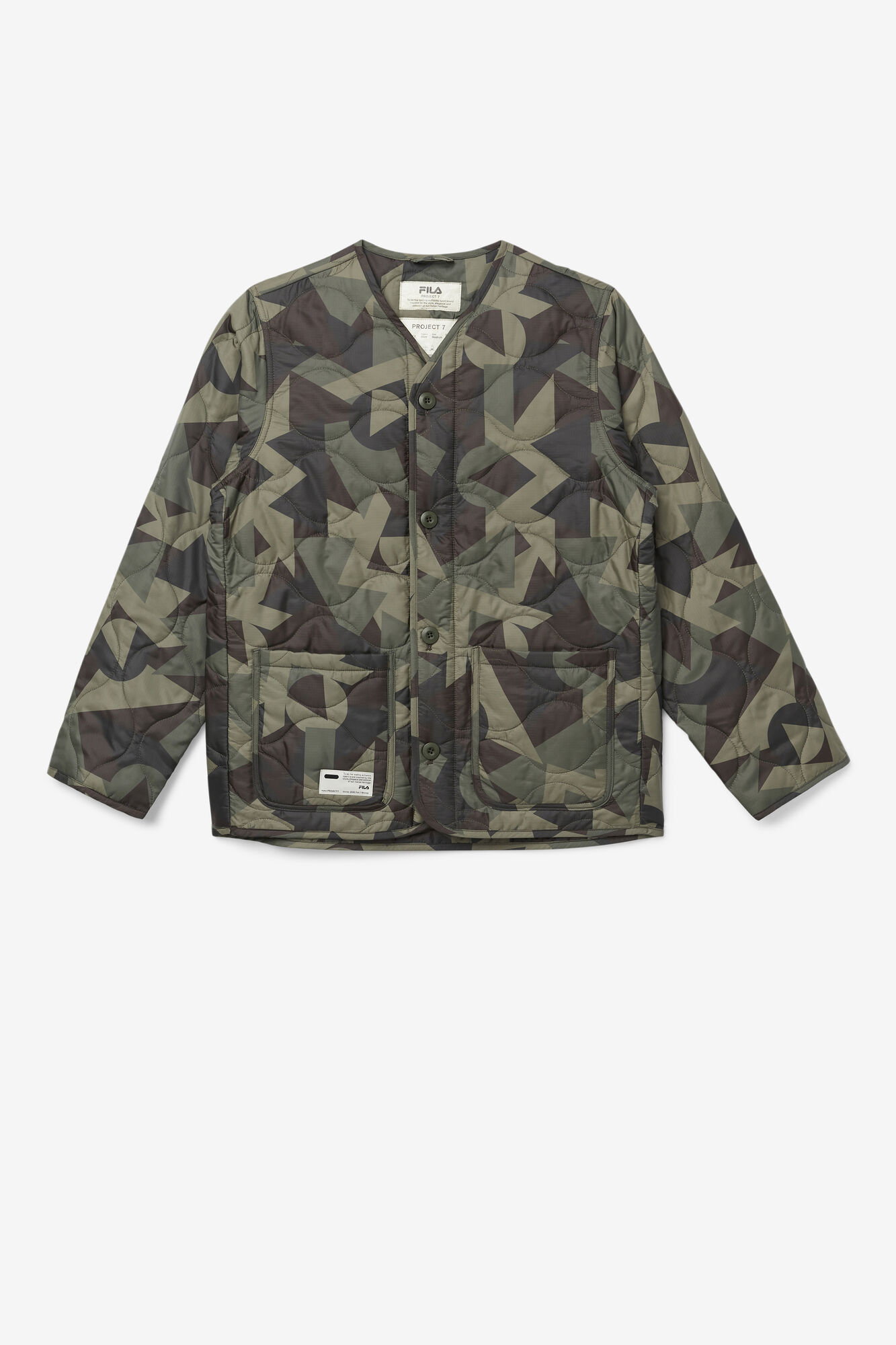 Project 7 Lightweight Quilted Military Jacket | Fila